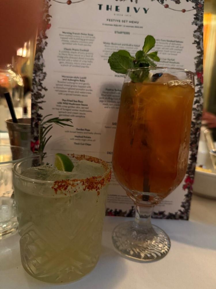 The Ivy Festive Set Menu Review at The Ivy Cafe Marylebone