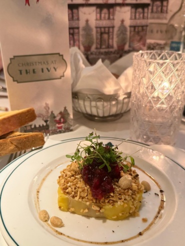 The Ivy Festive Set Menu Review at The Ivy Cafe Marylebone